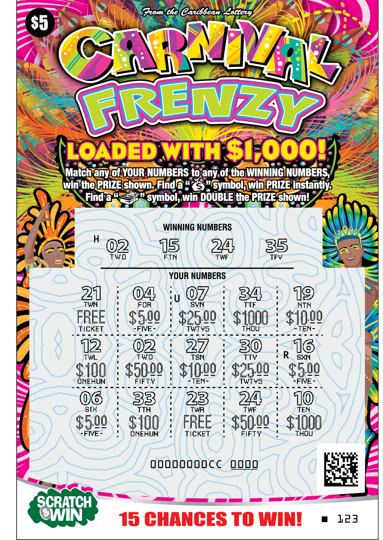SCRATCH & WIN | The Caribbean Lottery