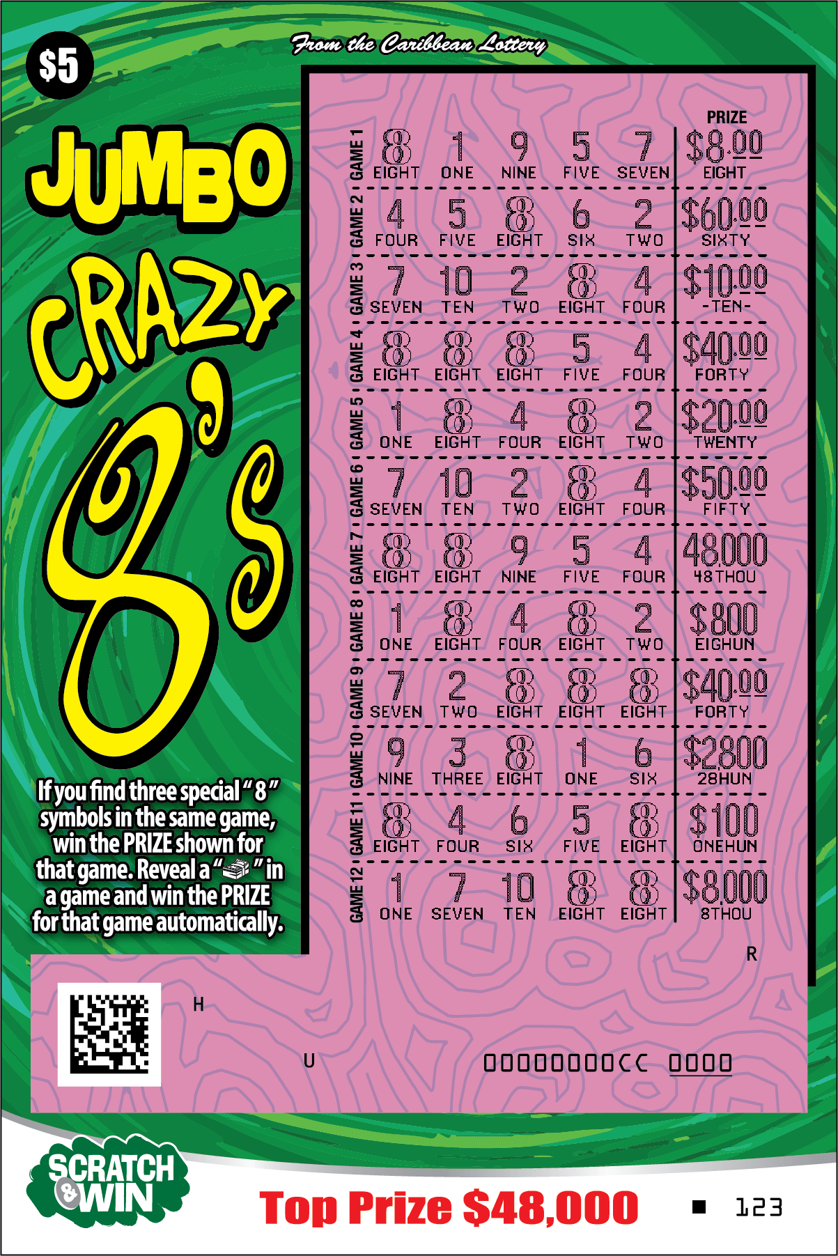 SCRATCH & WIN | The Caribbean Lottery