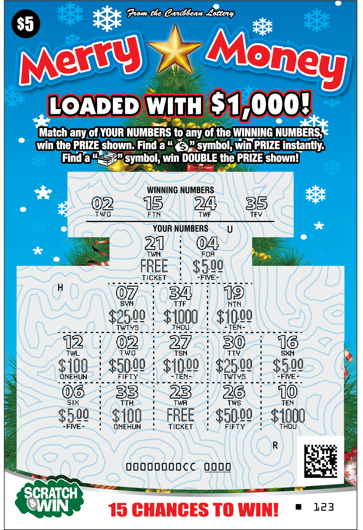 SCRATCH & WIN | The Caribbean Lottery